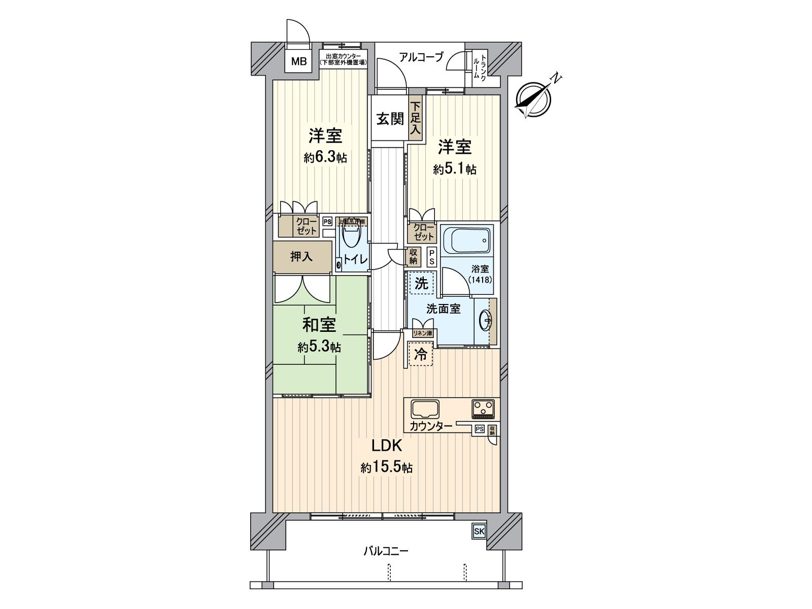 Grand Opa's Building A | Tokyo Real Estate | Mitsui Fudoson Realty ...
